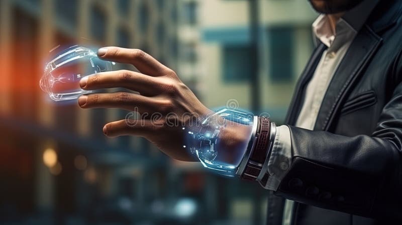 The Technology of the Future Innovative Gadgets in the Hands of Man ...