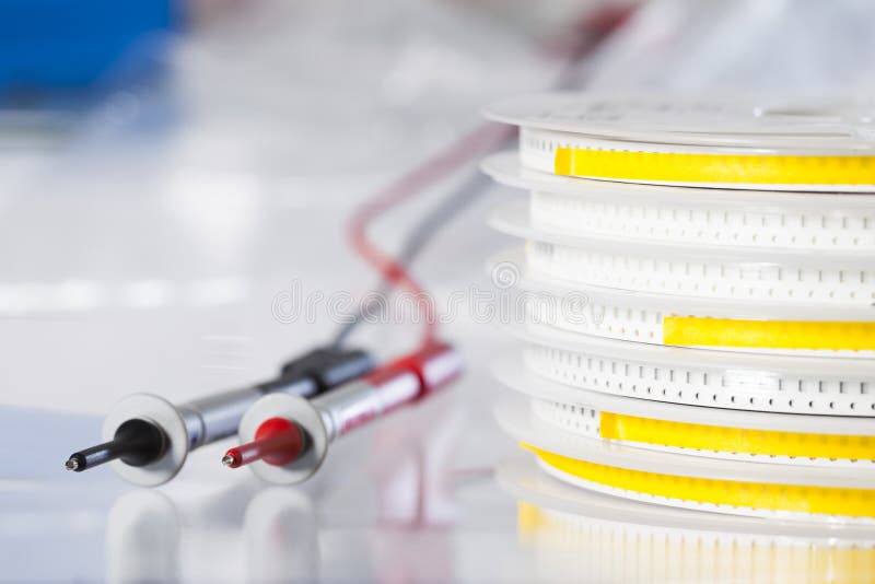 Technology of Future - SMD Roll 4K7 10K 220R Stock Image - Image of ...