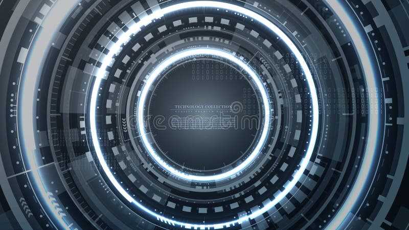 Technology Futuristic Abstract Hardware Interface Background Template ...