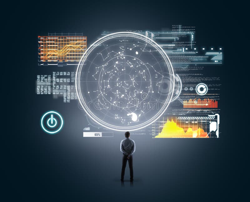 Technology Futuristic and Information Stock Image - Image of ...
