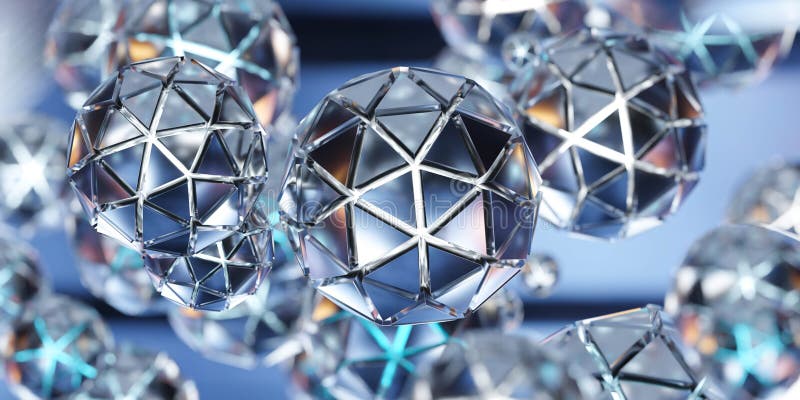 Technology Futuristic Metal Object 3d Rendering Illustration Wallpaper ...