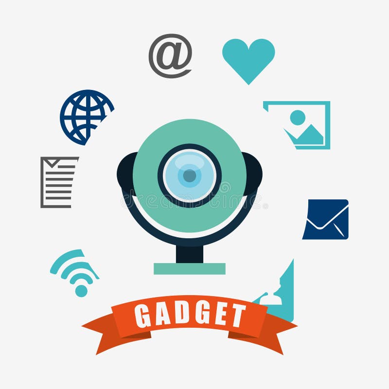 Technology gadget design stock vector. Illustration of advertise - 30609107