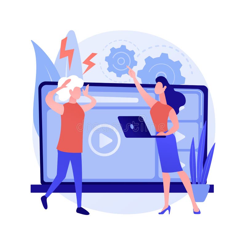 Technology Gap Abstract Concept Vector Illustration. Stock Vector ...