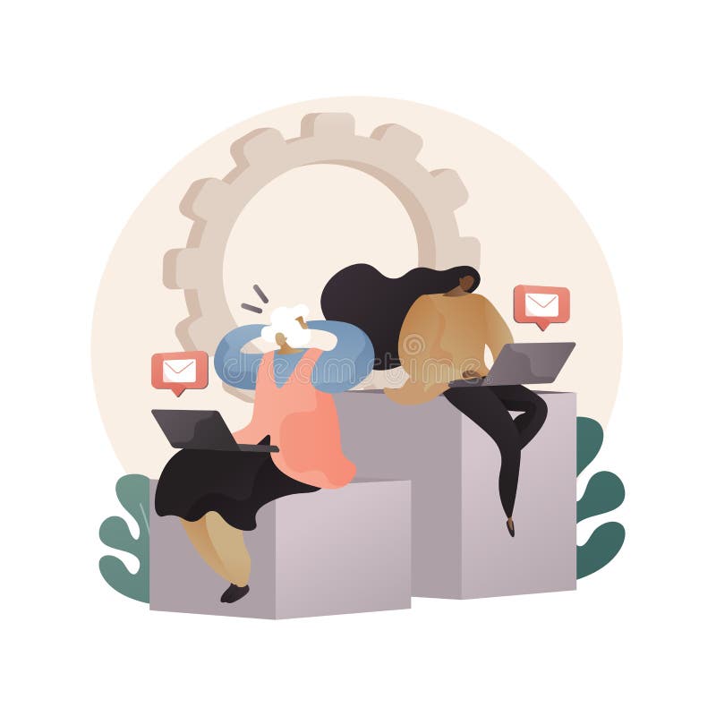 Technology Gap Abstract Concept Vector Illustration. Stock Vector ...