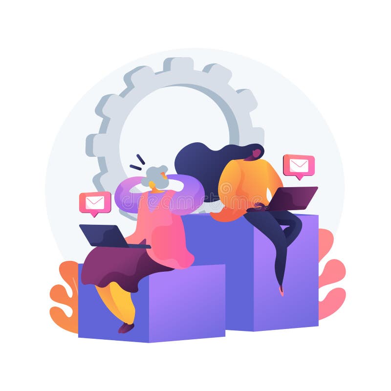 Technology Gap Abstract Concept Vector Illustration Stock Vector ...