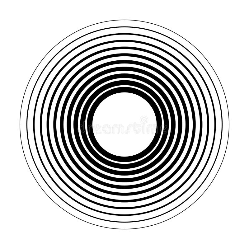 Technology Geometric Circle Logo. Lines in Circle Form. Vector ...