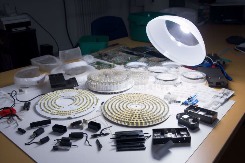 Electricity Electronic Bright Technology Equipment Lamp Production Led ...