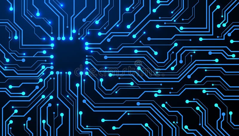 Abstract Hi Tech. Abstract Digital Background with Technology. Vector ...