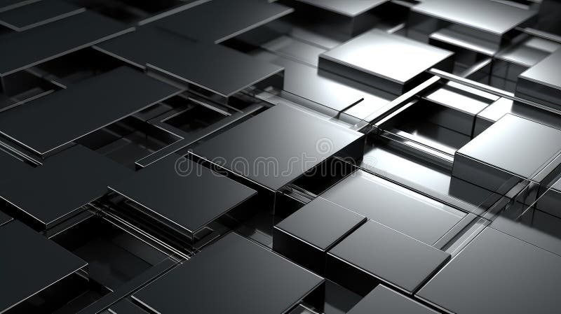 Technology Grey Futuristic Background Stock Illustration - Illustration ...