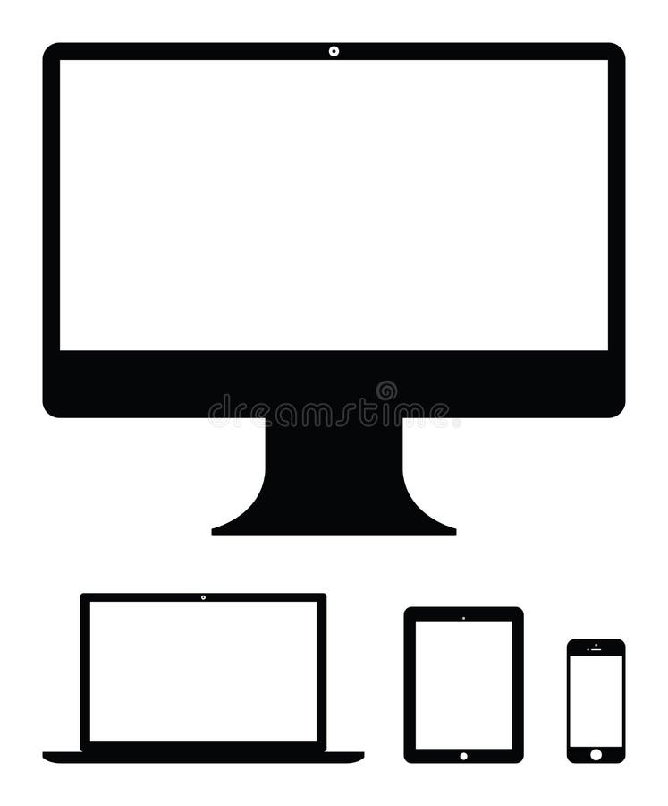 Technology group stock vector. Illustration of monitor - 41758345