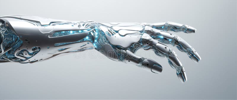 Technology hand stock image. Image of robotic, cyborg - 285040427