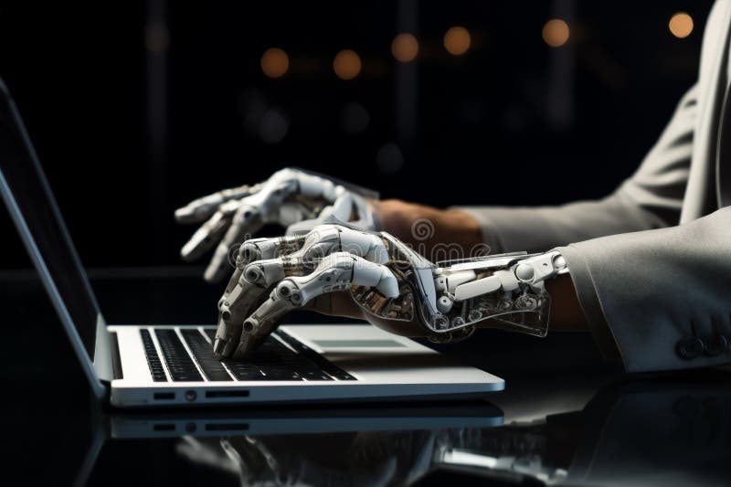 Technology Robotic Arm Ai Science Futuristic Equipment Hand Artificial ...