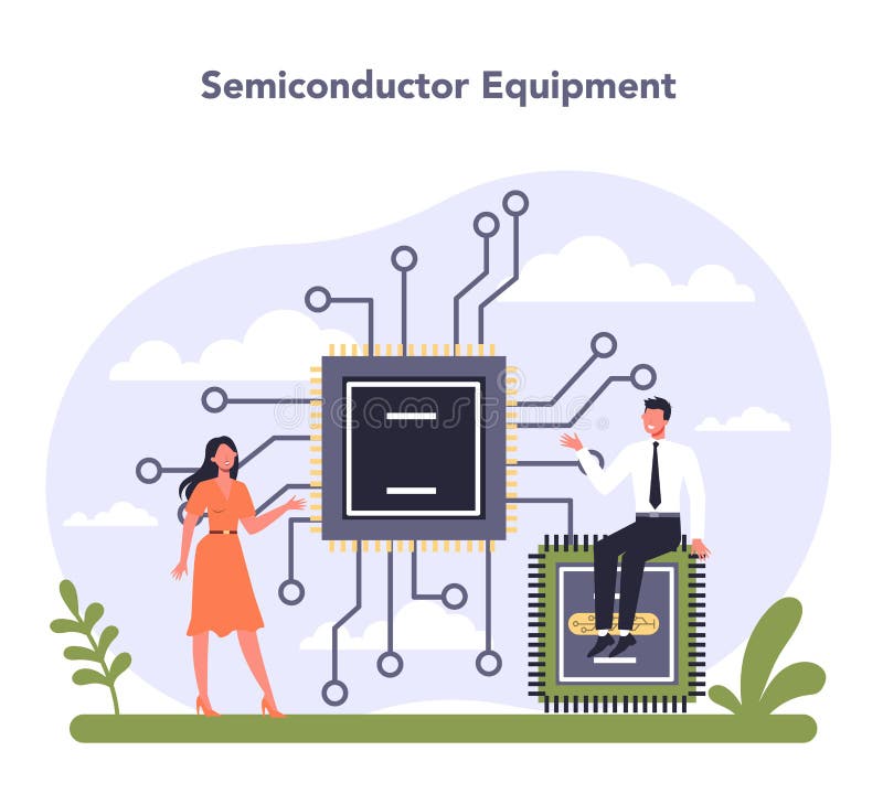 Semiconductor Components Stock Illustrations – 1,570 Semiconductor ...