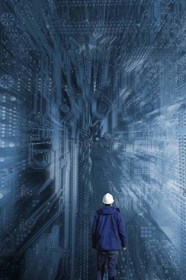 Hi-tech Engineering and Technology Stock Image - Image of connector ...