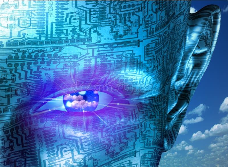 Technology Human stock illustration. Illustration of information - 19977541