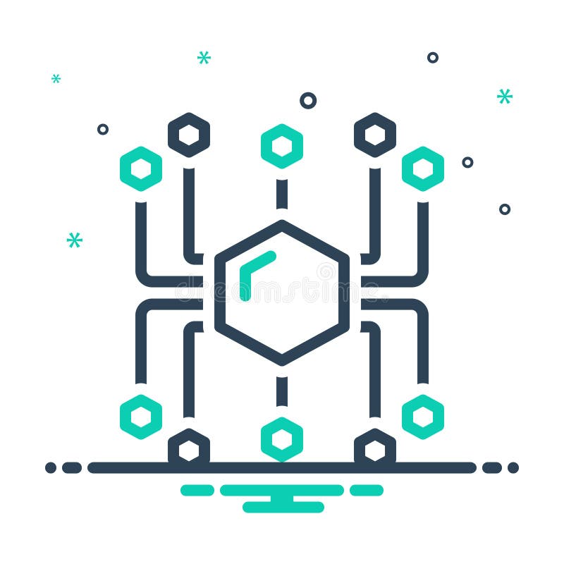 Mix Icon for Technology, Automation and Machinery Stock Vector ...