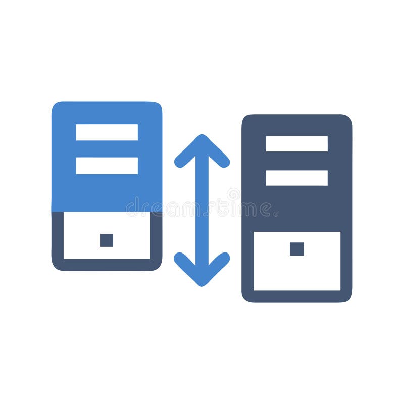 Differential Backup Technology Icon Stock Vector - Illustration of ...