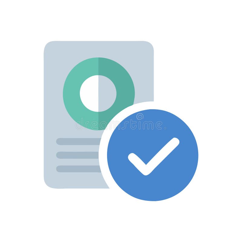 Disk Check Technology Icon stock vector. Illustration of solution ...