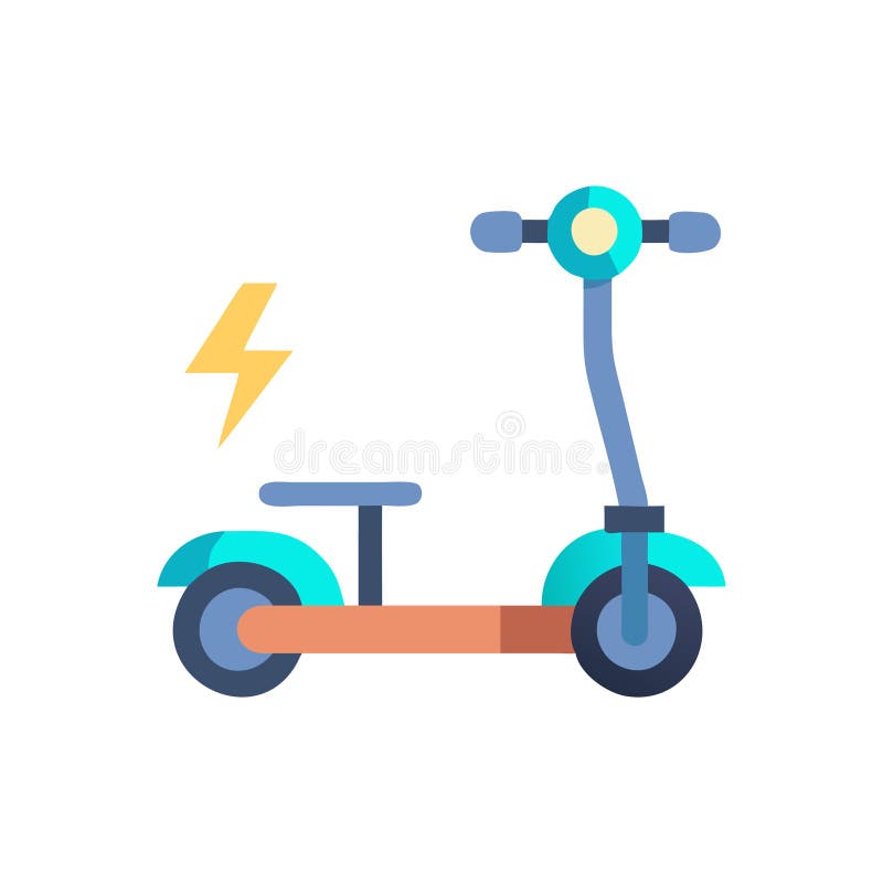 Electric Scooter Icon stock vector. Illustration of electric - 351631021