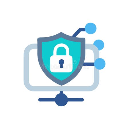 Endpoint Security Technology Icon Stock Vector - Illustration of icon ...