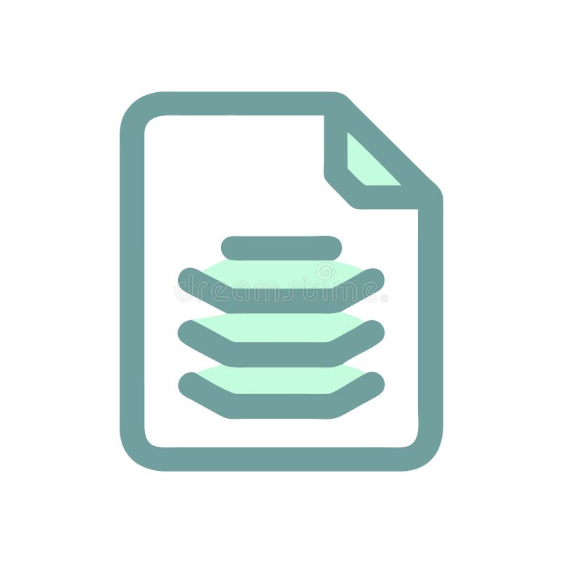 Stack Trace Technology Icon Stock Illustration - Illustration of ...