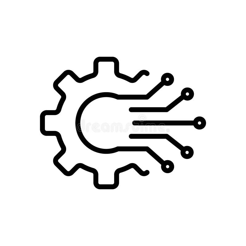 Technology Icon Set Digital and Innovation Illustrations for Modern ...