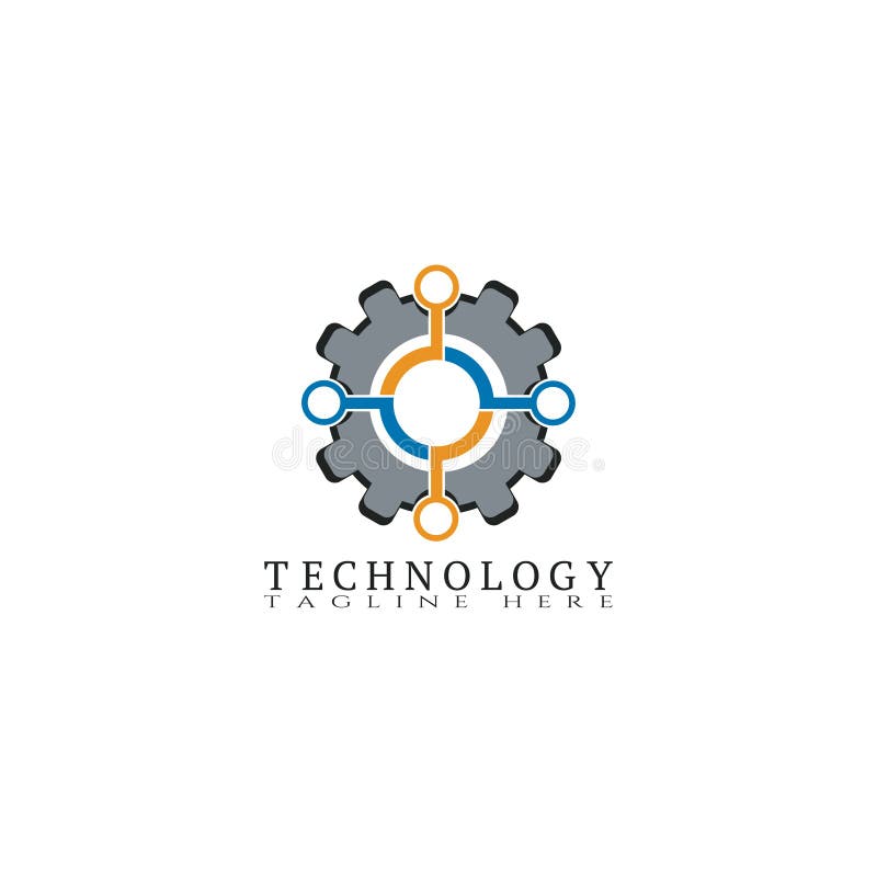 Technology Icon Template, Creative Vector Logo Design,industrial Emblem ...