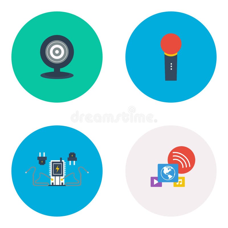 Technology Icons Design stock vector. Illustration of industry - 122251873