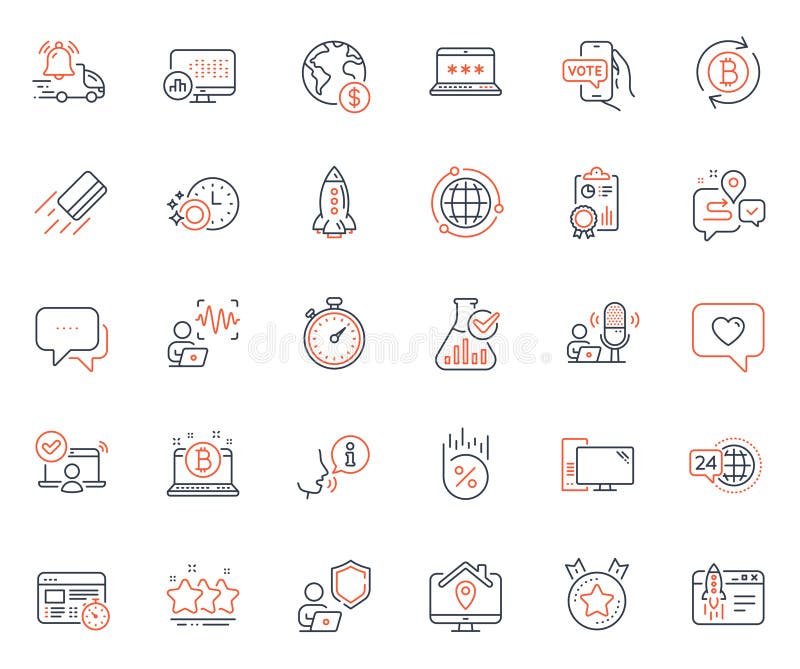Technology Icons Set. Included Icon As 24h Service, Start Business and ... Technology Icons Set. Included Icon As 24h Service, Start Business and ...