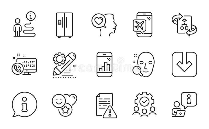 Technology Icons Set. Included Icon As Instruction Manual, Load ...