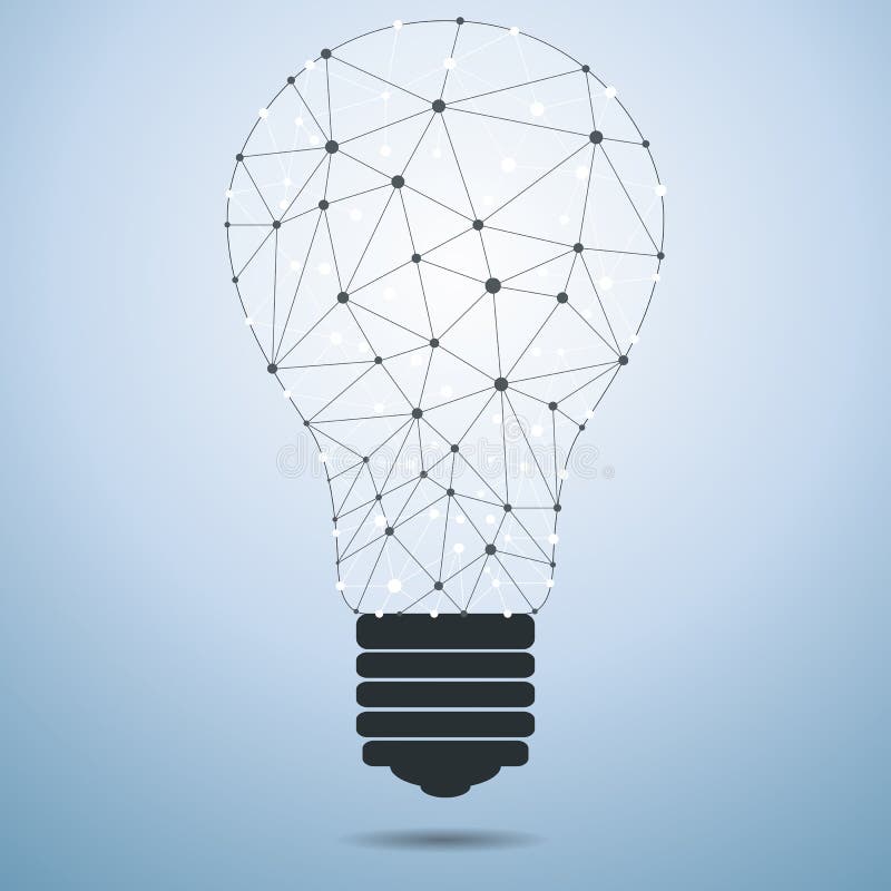 Technology Idea Bulb stock vector. Illustration of bulb - 52044655