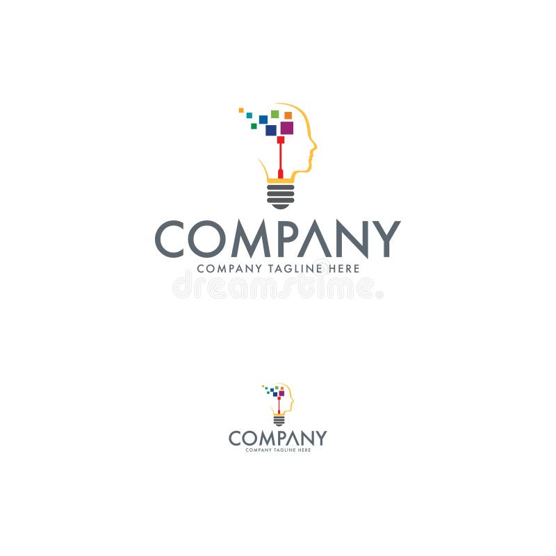 Idea Logo Design Template. Company Logo Element. Stock Vector ...