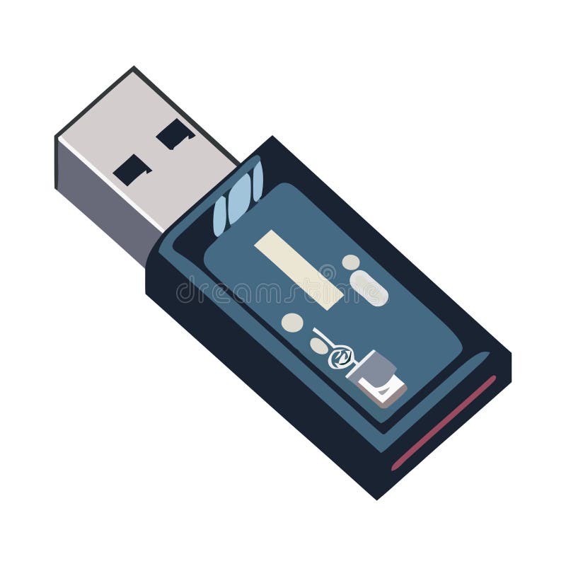 Technology Illustration Computer Icon USB Stock Vector - Illustration ...