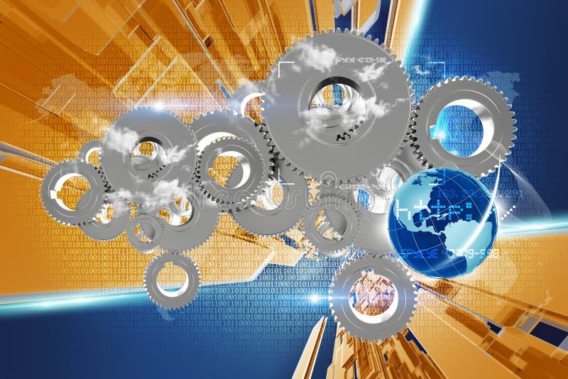 Technology Illustration stock illustration. Illustration of visual ...