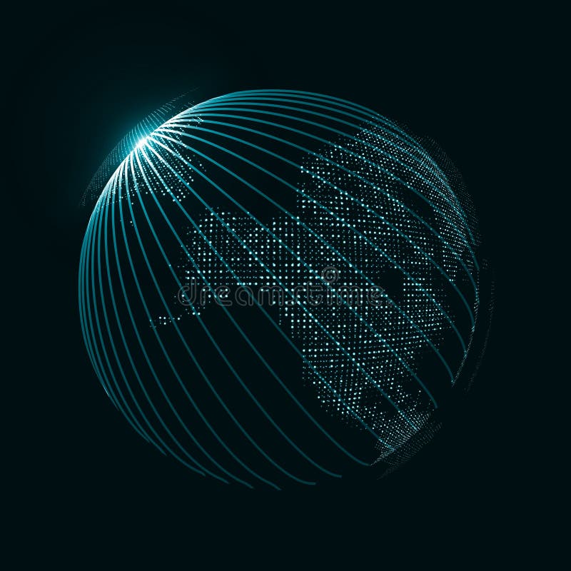 Technology image of globe stock vector. Illustration of business - 50300654