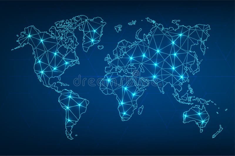 Technology image of globe stock vector. Illustration of global - 197119352