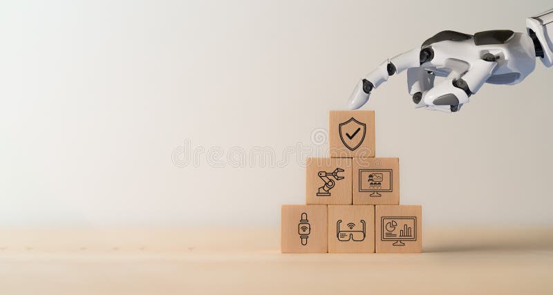 Technology for Increasing Workplace Safety in Industry Concept. Safety ...