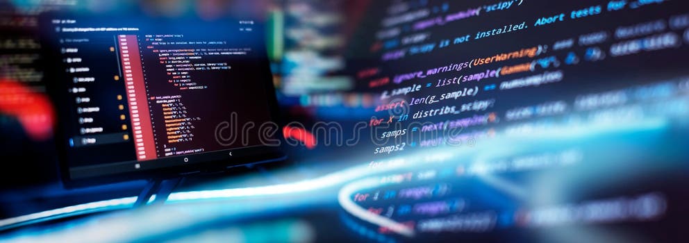 It Technology Industry Concept Development of Programming and Coding Technologies Stock ...