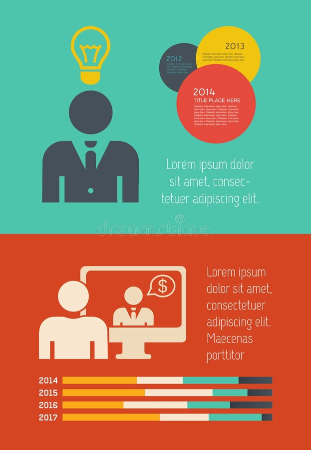 Technology Infographic Element Stock Vector - Illustration of simple ...