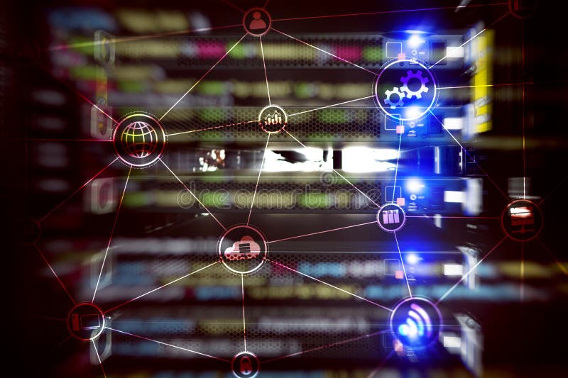 Technology Infrastructure Cloud Computing and Communication. Internet ...