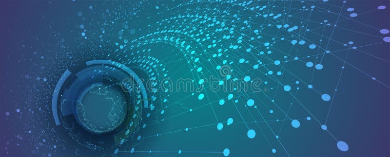 Technology Innovation Background, Idea of Global Business Solution ...