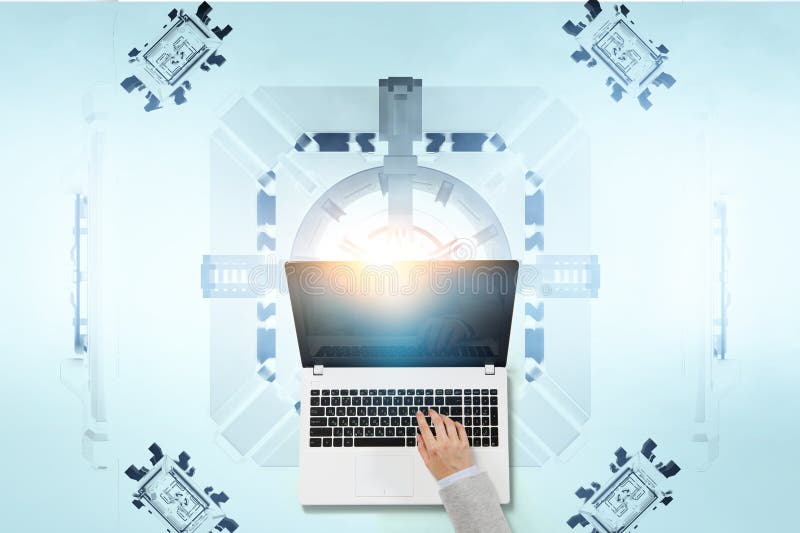 Technology and Innovation Concept . Mixed Media Stock Image - Image of ...