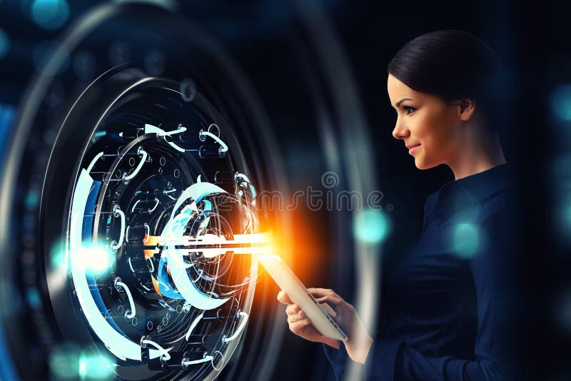 Technology and Innovation Concept . Mixed Media Stock Image - Image of ...