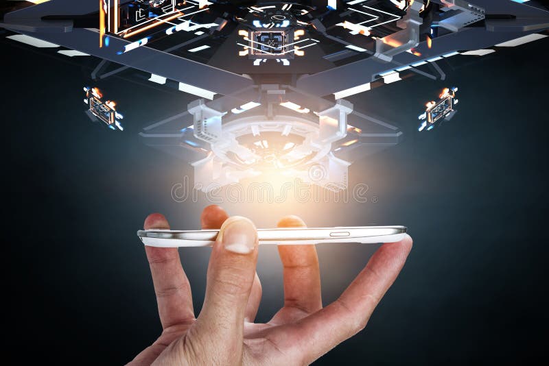 Technology and Innovation Concept . Mixed Media Stock Photo - Image of ...