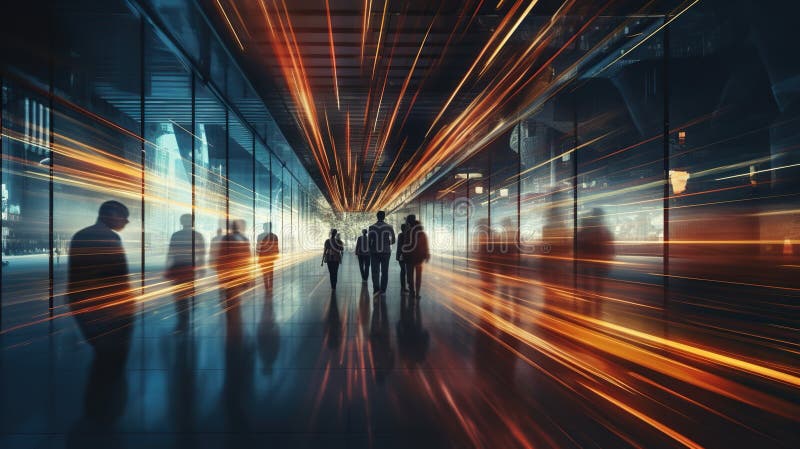 Technology Innovation and Future Trends with People Motion, Created ...