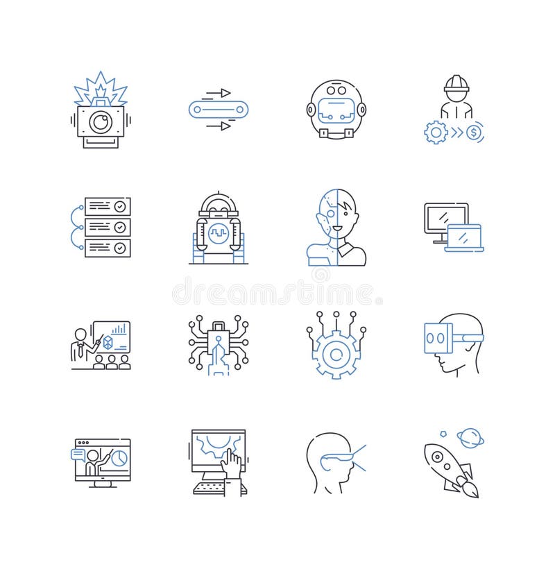 Technology Innovation Line Icons Collection. Disruptive, Cutting-edge ... Technology Innovation Line Icons Collection. Disruptive, Cutting-edge ...