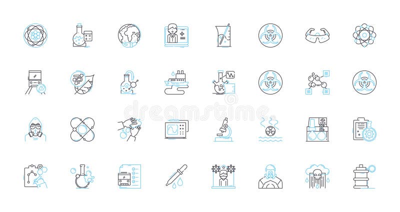 Technology Innovation Linear Icons Set. Disruption, Advancement ...