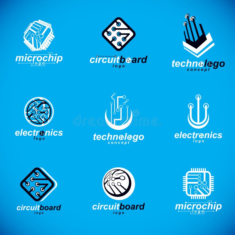 Microprocessor Logos Stock Illustrations – 41 Microprocessor Logos ...
