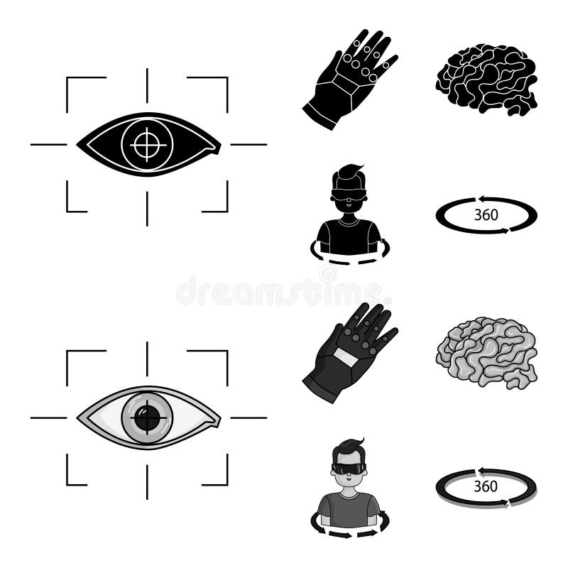 Technology, Innovation, Man, Complemented .Virtual Reality Set ...