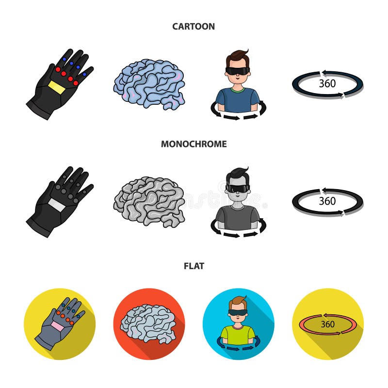 Technology, Innovation, Man, Complemented .Virtual Reality Set ...